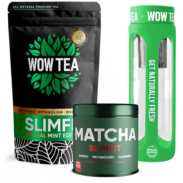 Matcha Green Tea for Weight Loss 'Slimfit' - WOW Tea UK 🇬🇧